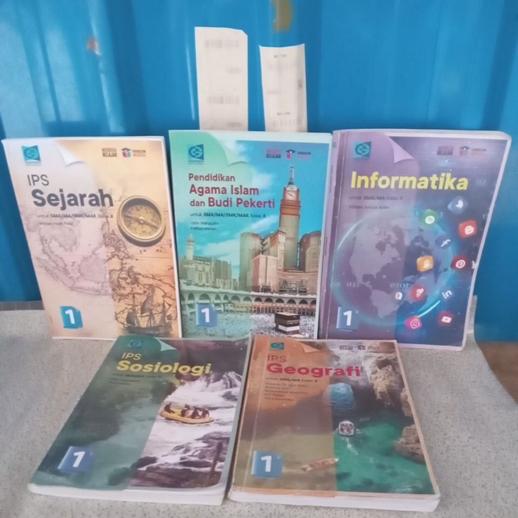 Jual Geografi, Informatika, Sosiologi, Agama Islam, Ips Sejarah SMA MA ...