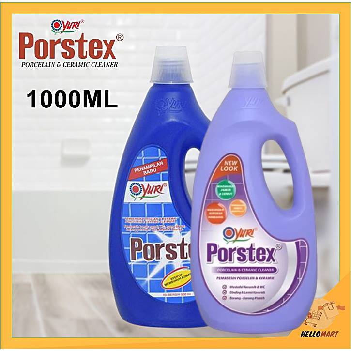 Jual ORIGINAL Yuri Porstex Pembersih Kamar Mandi 1000 Ml / HELLOMARTID ...
