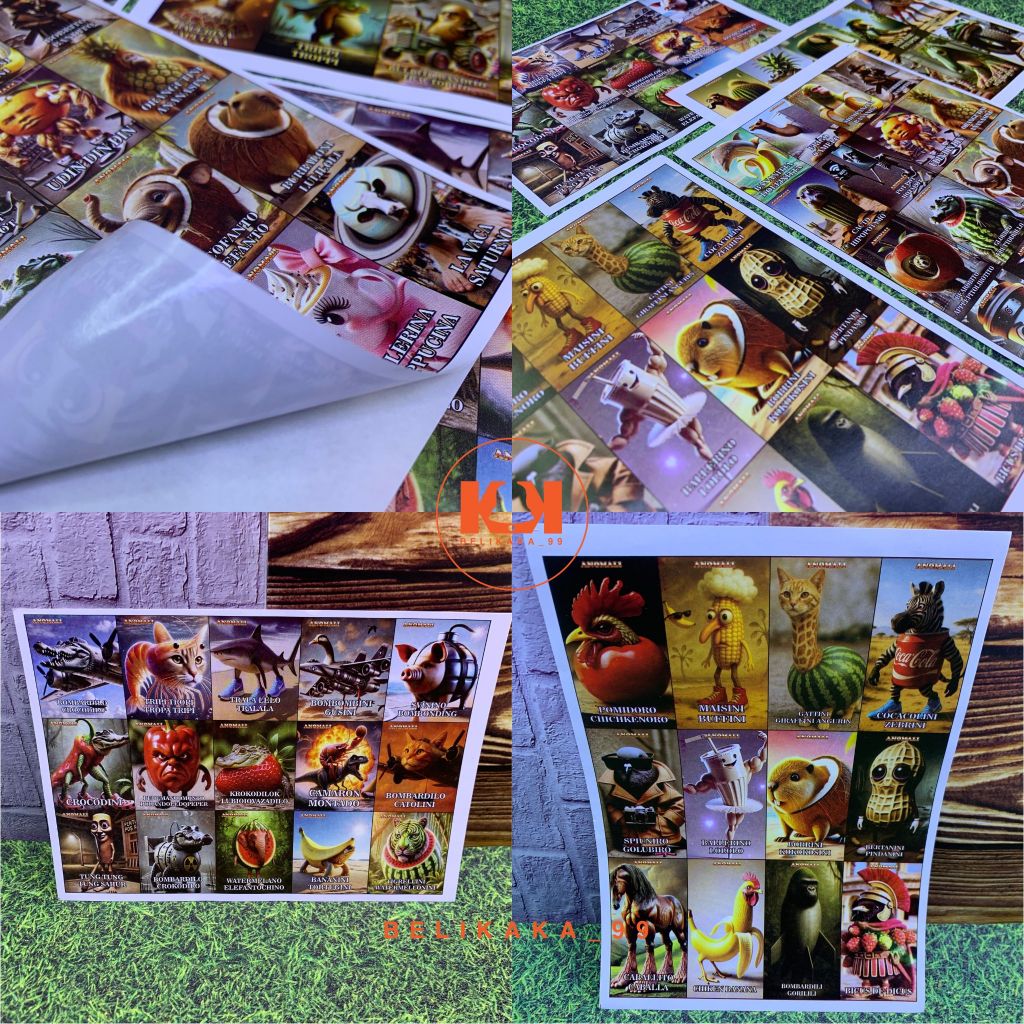 Jual (1 LEMBAR) STICKER MINI KARAKTER ANOMALI / STIKER BUKU ANOMALI ...