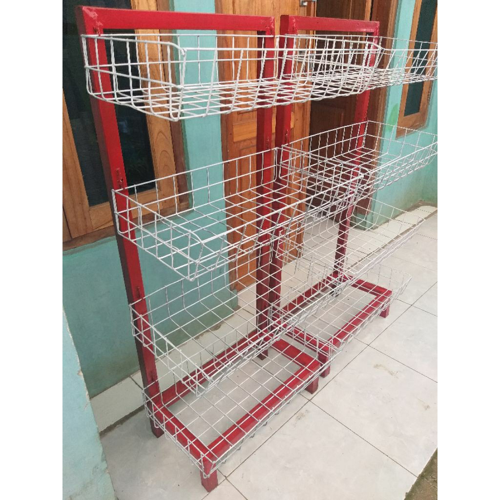 Jual rak ciki warung 4 susun | Shopee Indonesia