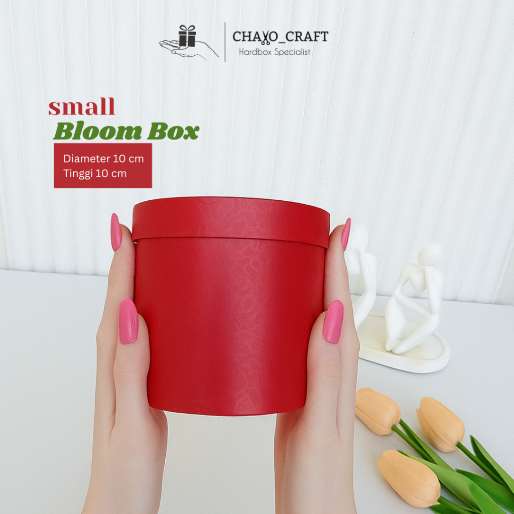 Jual C&Y BOX MAKER D.10 T.10 cm Bloom Box Bahan Premium - Boks Tabung - Hardbox Buket Bunga ...