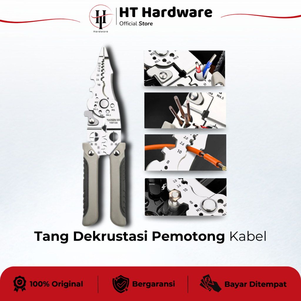 Jual Tang Kabel Multifungsi - Alat Kabel Listrik, Tang Potong & Kupas ...