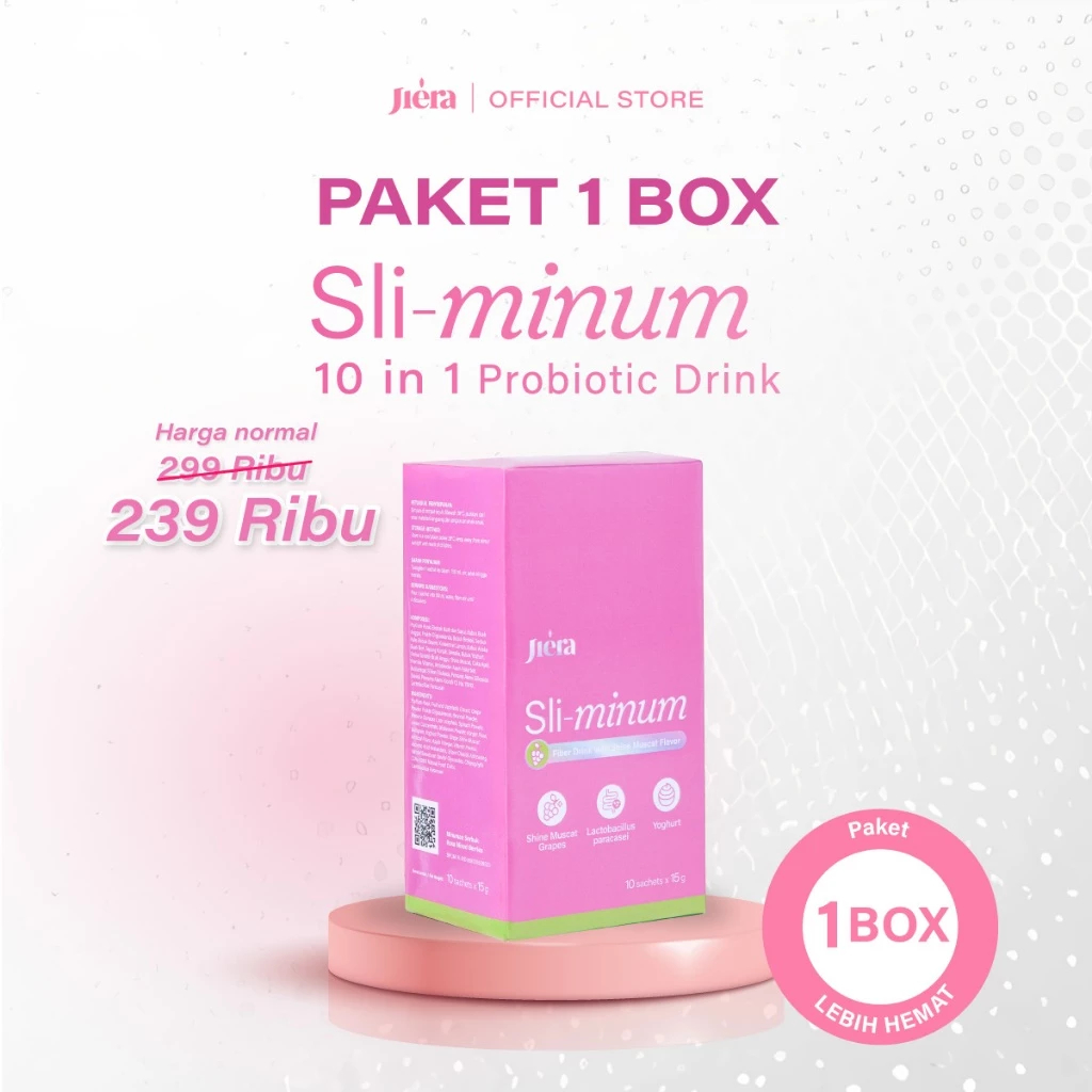 Jual JIERA Sli-Minum | 1 Box 10 Sachet | Shopee Indonesia