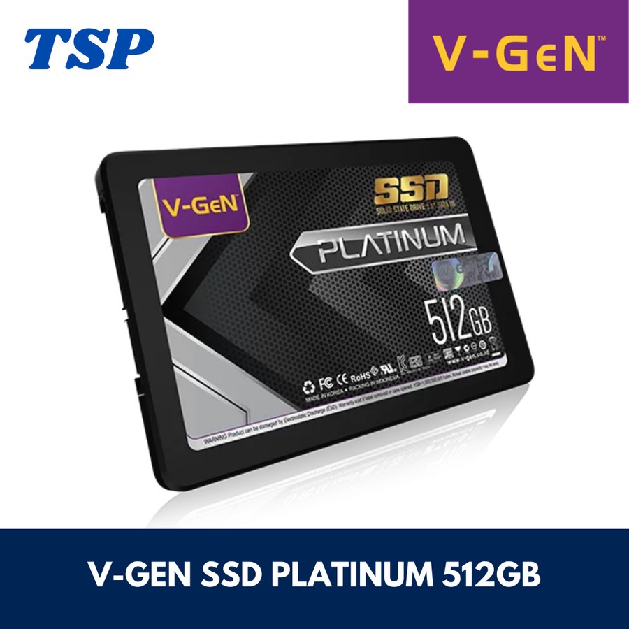 Jual V-Gen SSD SATA III Platinum 512GB | Shopee Indonesia