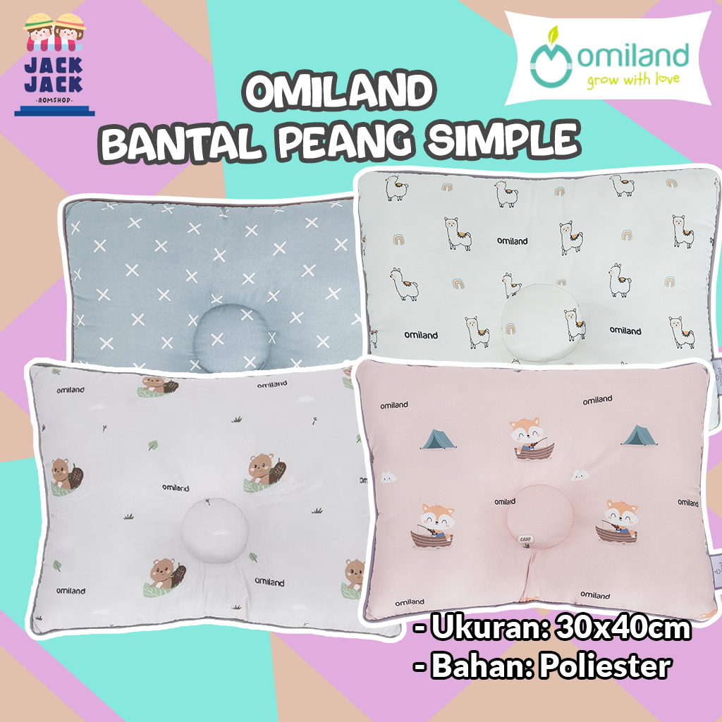 Jual Omiland Bantal Peang Simple All Series | Alpaca Otter Fox Ukuran ...