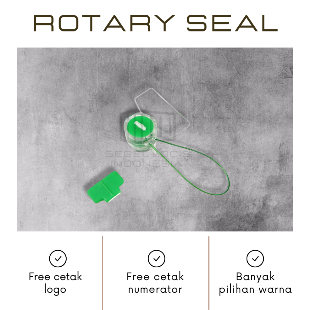 Jual Segel Meteran PLN Rotary Seal PDAM Security Seal Segel Pengaman ...