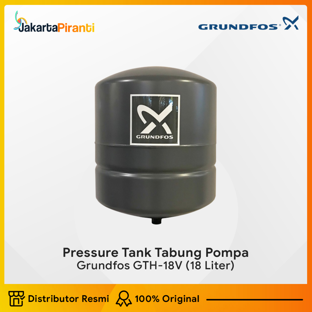 Jual Tabung Pompa Grundfos 18 Liter - Pressure Tank Tangki Grundfos GTH ...
