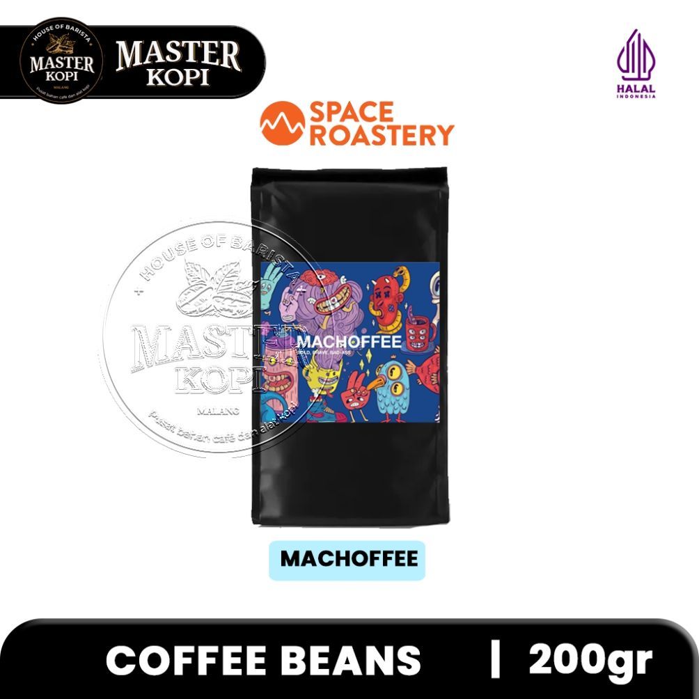 Jual Kopi Space Roastery Coffee Beans Machoffee Arabica Blend 200gr ...