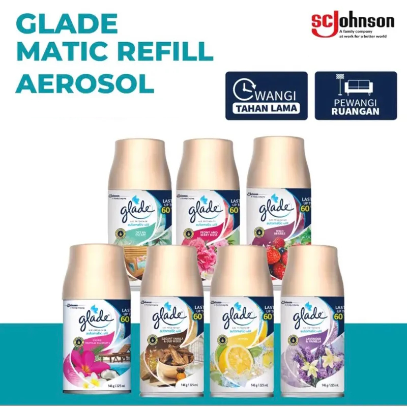 Jual GLADE Air Freshener Automatic Refill 225ml - Pengharum Ruangan Matic | Shopee Indonesia