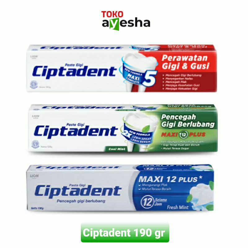 Jual Ciptadent Pasta Gigi 190 gr | Shopee Indonesia