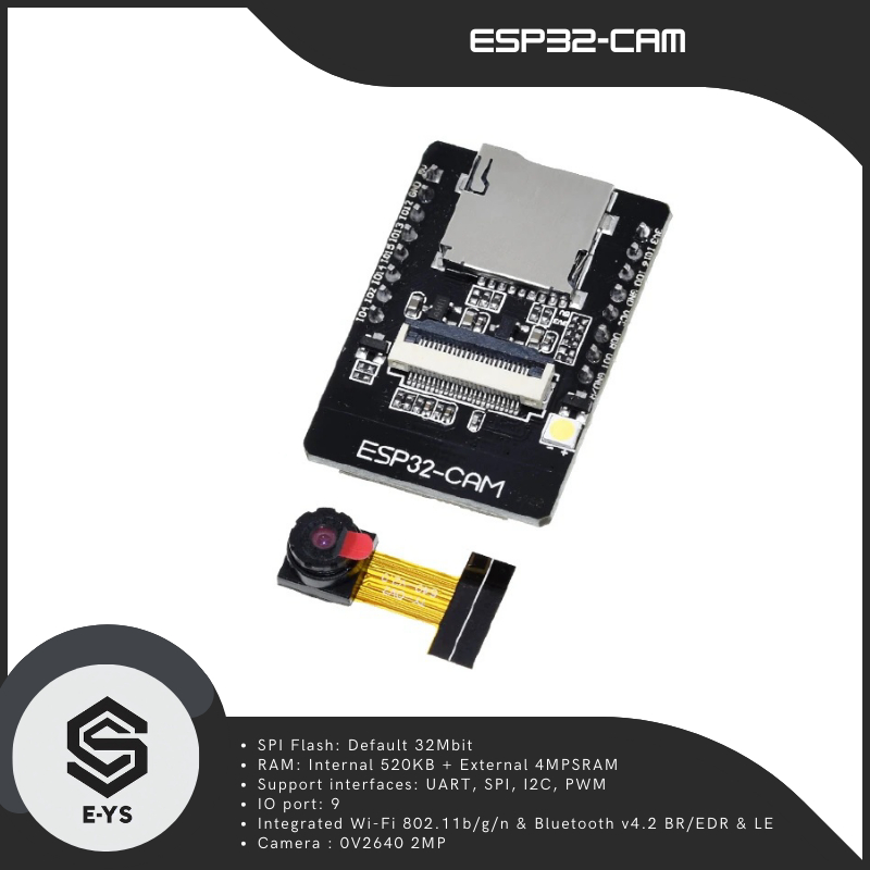Jual ESP32-CAM WiFi Camera Module OV2640 - Development Board fFor IoT Projects | Shopee Indonesia