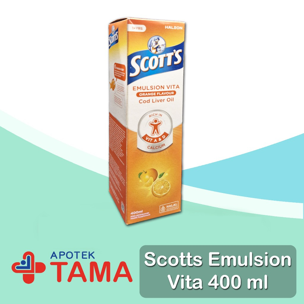 Jual Scotts Emulsion Vita 400ml | Shopee Indonesia