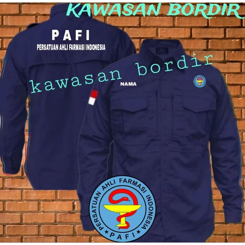 Jual Terbaru kemeja tactikal PAFI persatuan ahli farmasi pdh PAFI ...