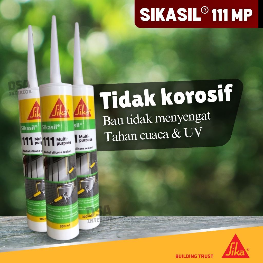 Jual Sika Sealant Sikasil 111 Multipurpose Sealant | Neutral Silicone Sealant | Shopee Indonesia