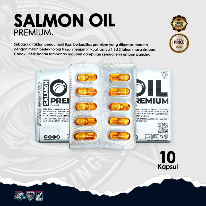 Jual Bam Salmon Oil Premium Cocok Untuk Tambahan Racikan Umpan | Shopee ...