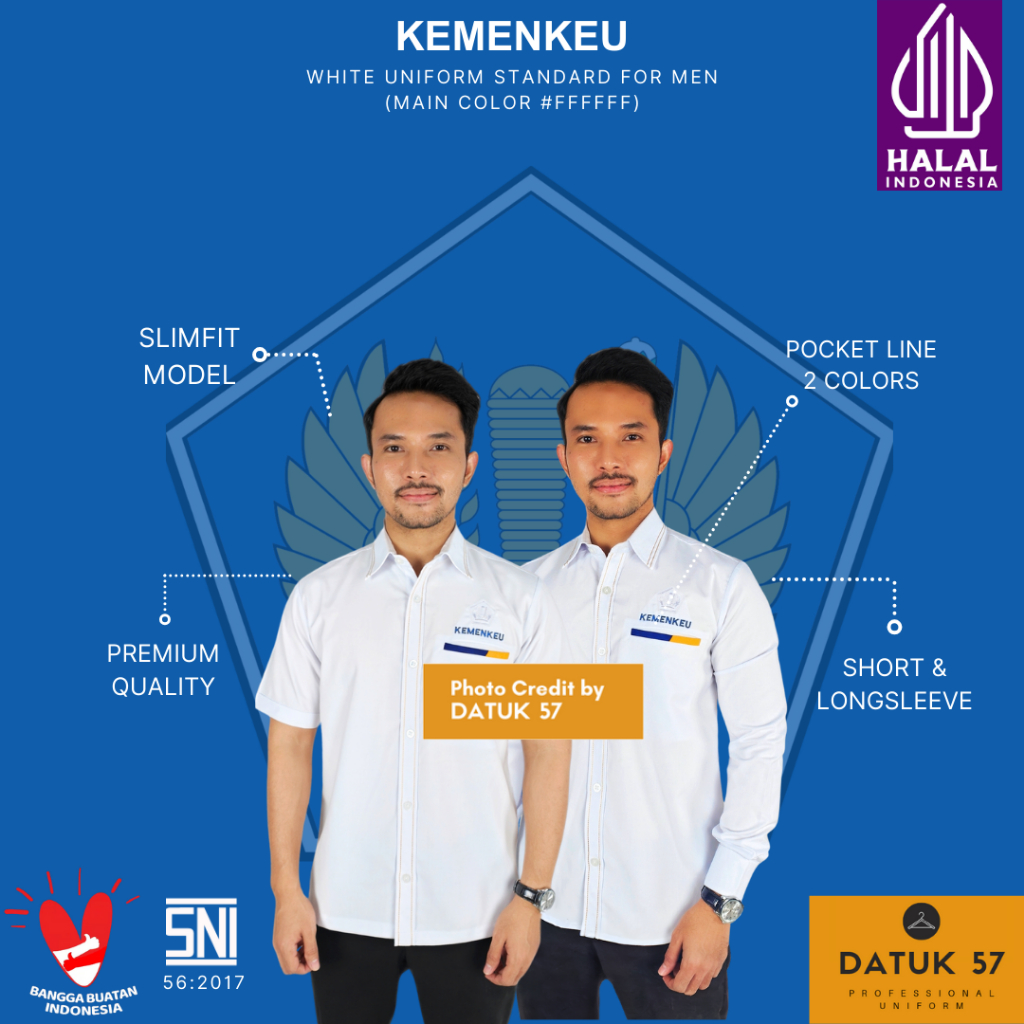 Jual Datuk57 Premium : Seragam Kemeja Khusus Kementerian Keuangan ...