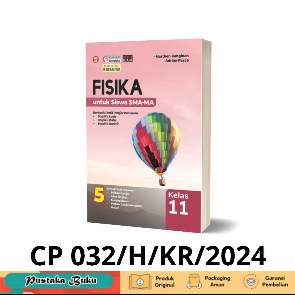 Jual Buku Fisika SMA/MA Kelas 11/XI Kurikulum Merdeka-Martheen Kanginan-CP 2024 | Shopee Indonesia