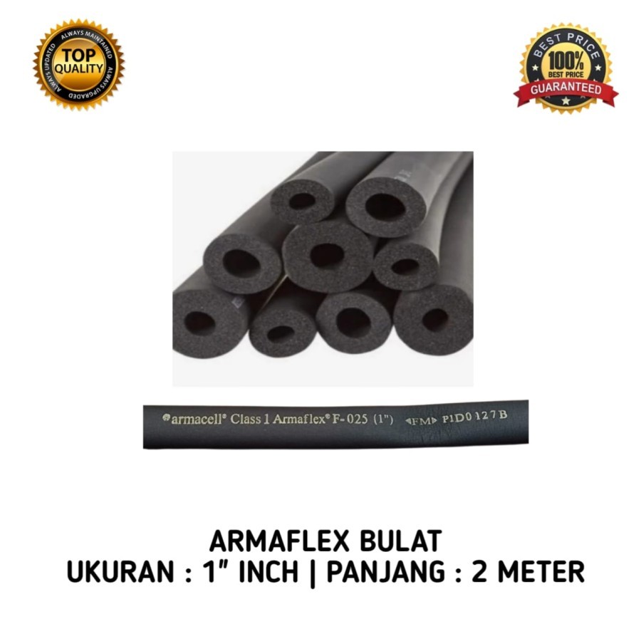 Jual ARMAFLEX PEMBUNGKUS PIPA AC PIPE INSULATION 1 Inch ARMAFLEX GABUS PEMBUNGKUS INSULASI PIPA ...
