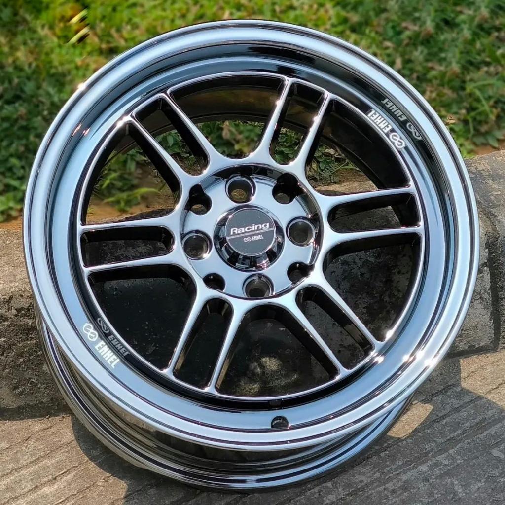 Jual Velg Enkei RPF1 Ring 15 Pcd 4 x 100/114 Lebar 7 ET 41 Warna Black Chorme - Velg Mobil Tie ...