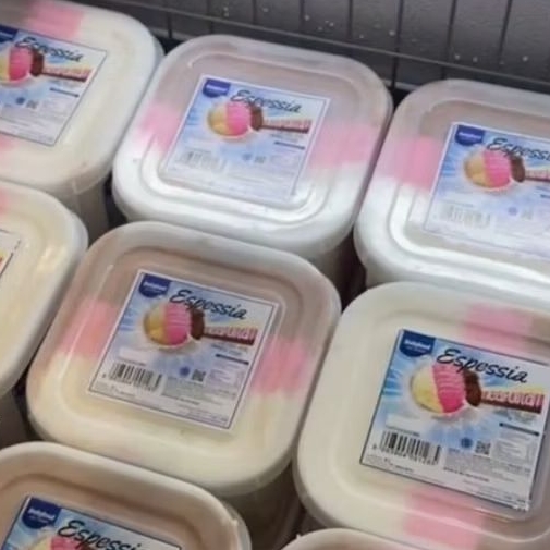 Jual Es krim espessia 8liter/Neopolitan 3rasa (Minggu tetap kirim ...
