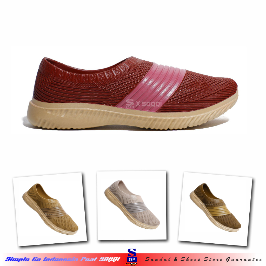 Jual Yumeida 22015 Sepatu Karet Slip On Wanita Original Cewek Keren ...