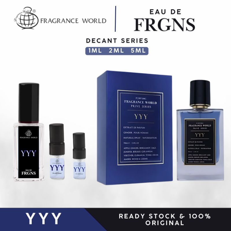 Jual FRAGRANCE WORLD YYY DECANT/SHARE BOTTLE 1, 2 & 5 ML | Shopee Indonesia