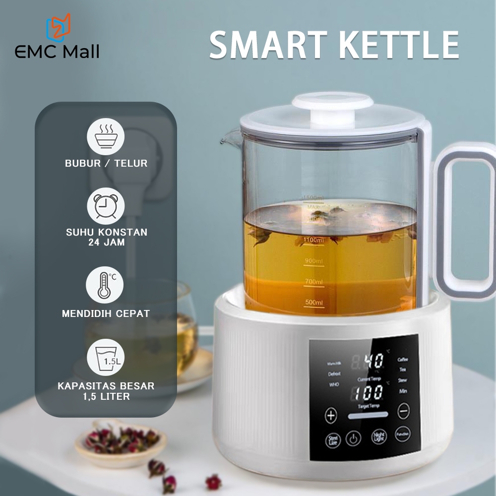 Jual EMC Mall Smart Kettle Teko Listrik Formula Penghangat Air Penghangat Botol Bayi | Shopee ...