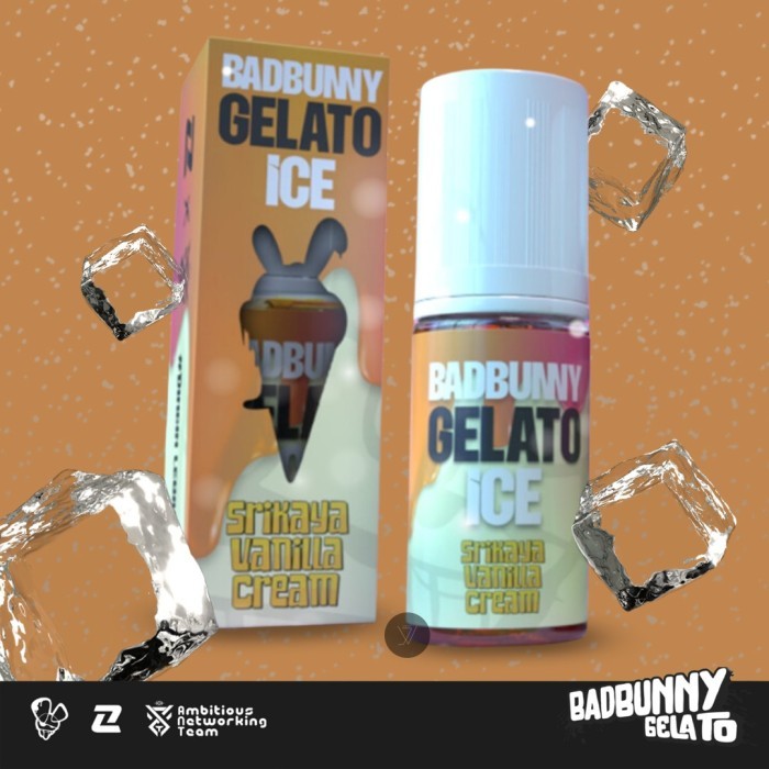 Jual Bad Bunny Gelato Ice Srikaya Vanilla Cream 30ML 30MG by Bad Bunny ...