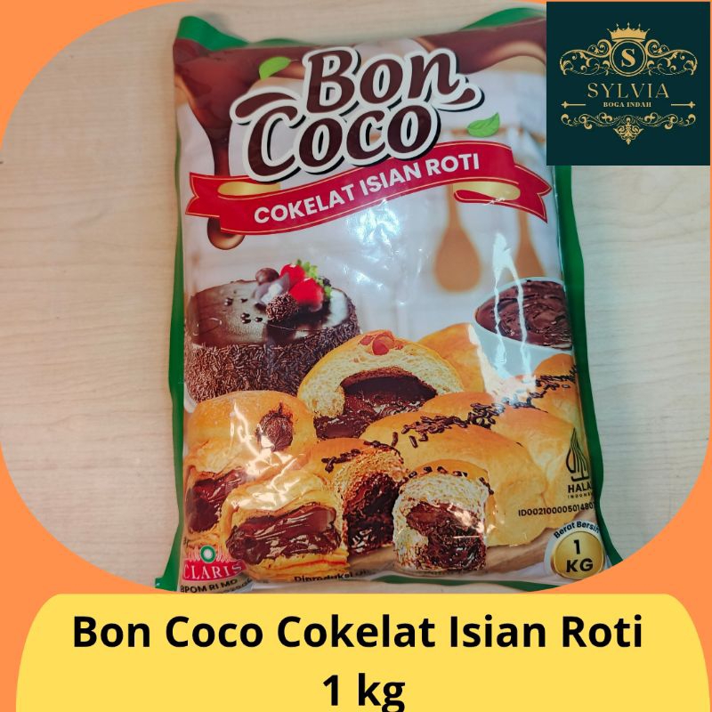 Jual Selai Coklat Bon Coco Cokelat Isian Roti 1 kg | Shopee Indonesia