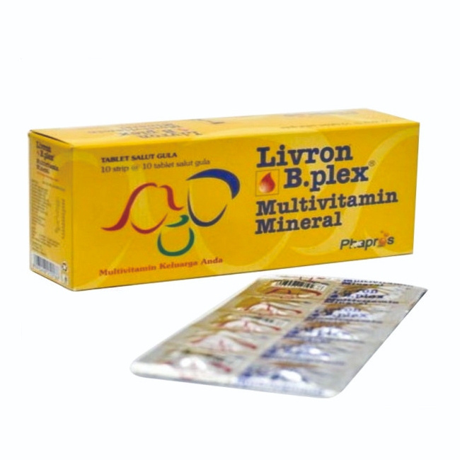 Jual LIVRON B COMPLEX BOX ISI 10 STRIP | Shopee Indonesia