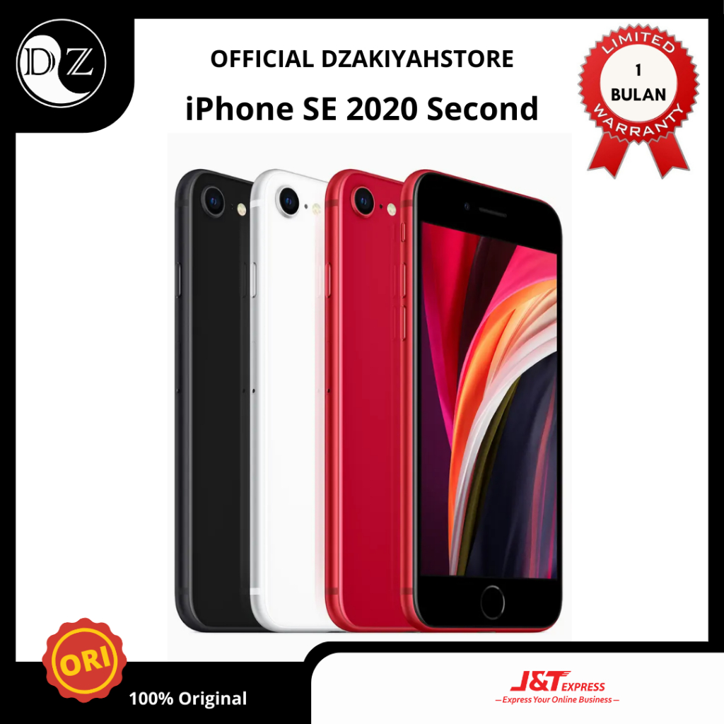 Jual IPHONE SE 2 (2020) 2ND ORIGINAL ALL OPERATOR *TERDAFTAR EX-RESMI* | Shopee Indonesia