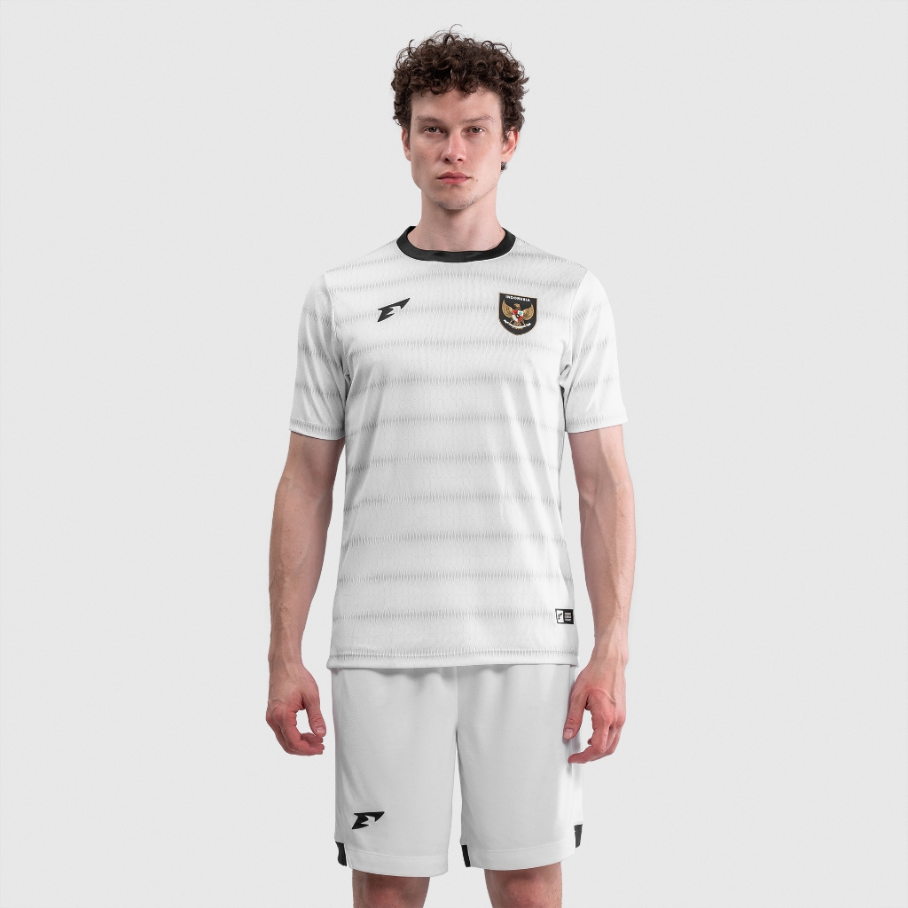 Jual Erspo Timnas 2025 Jersey Supporter Away SS Men White Grey Black ...