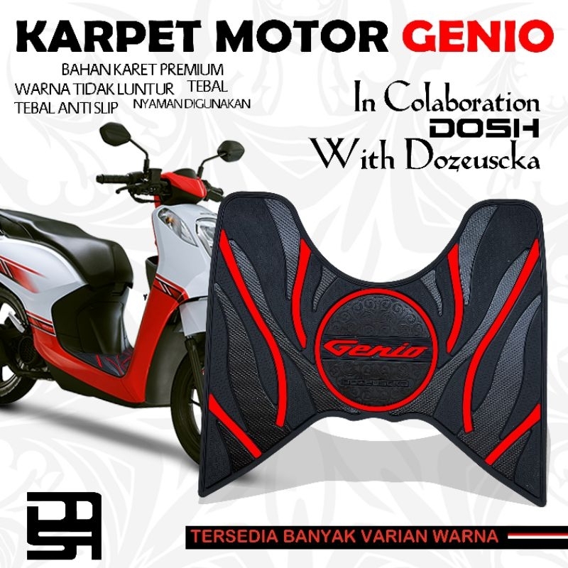 Jual Karpet Motor GENIO All Type CBS ISS Bahan Karet Premium Tebal ...