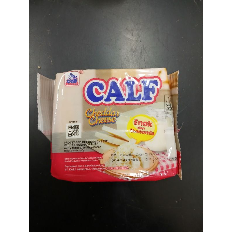 Jual calf keju cheddar kemasan 200gr | Shopee Indonesia