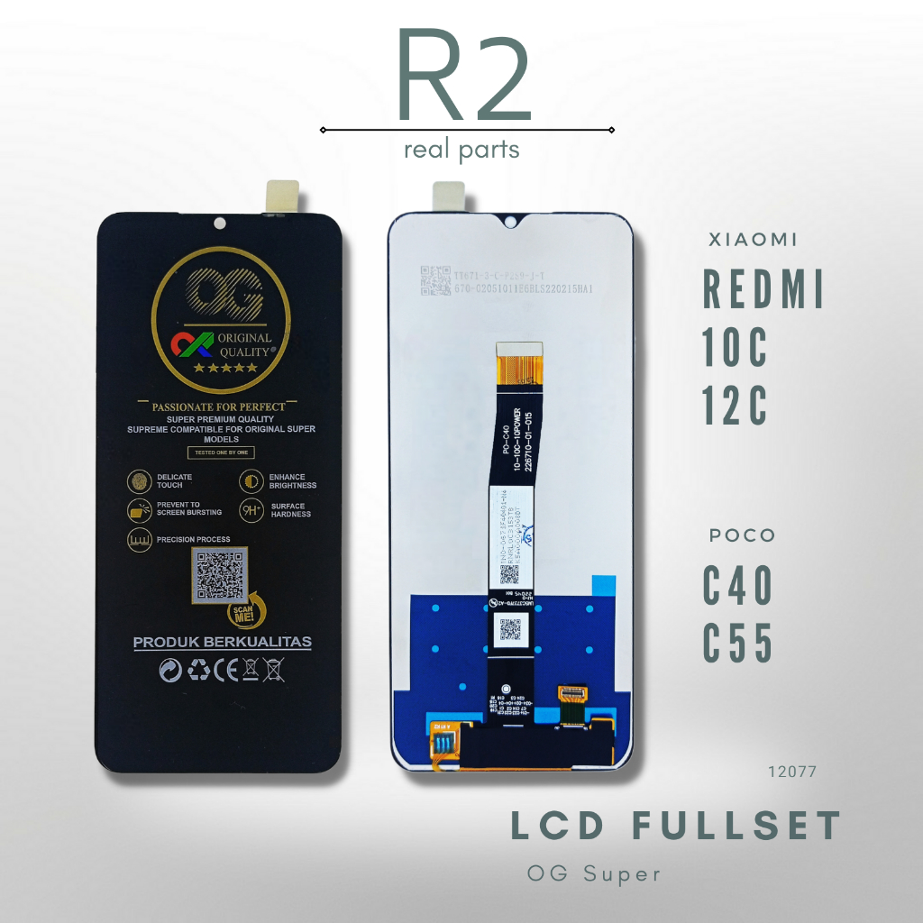 Jual LCD Touchscreen XIAOMI Redmi 10C / 12C | Poco C40 / C55 Fullset ...
