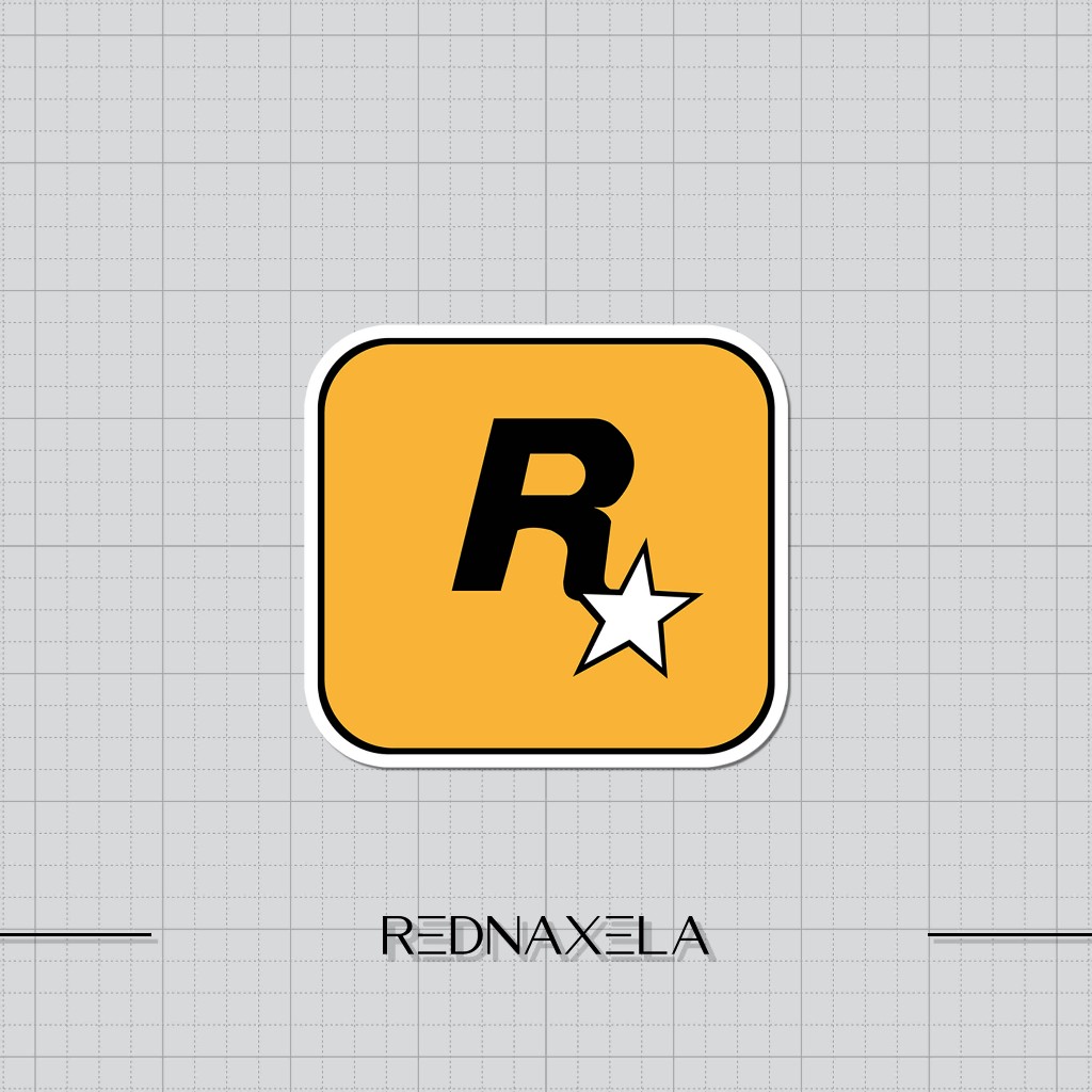 Jual Stiker Vinyl Rockstar Logo Stiker Koper Outdoor Waterproof Sticker ...