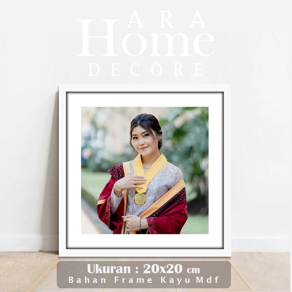Jual (Ara Home Decore) Cetak Foto List Putih Media Kayu Mdf Ukuran ...