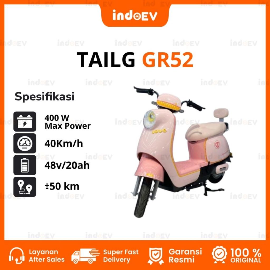 Jual TAILG Sepeda Listrik GR52 48V/20AH 400W Max Power | Shopee Indonesia