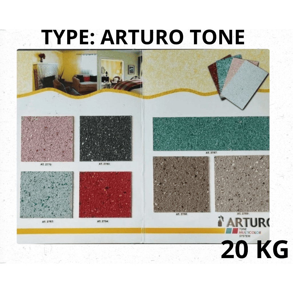 Jual ARTURO Cat Texture Type Arturo Tone 20 KG (PAIL) | Shopee Indonesia