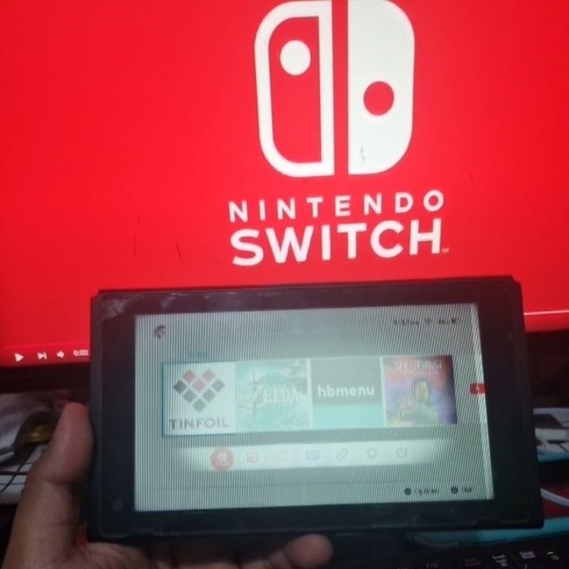 Jual Nintendo Switch CFW V1 Hardmode 128 GB Minus LCD Bergaris | Shopee ...