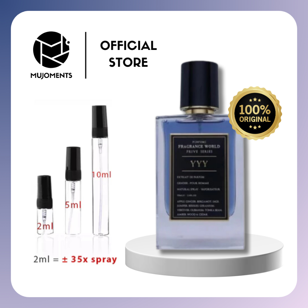 Jual Decant Fragrance World YYY Extrait De Parfum | Shopee Indonesia