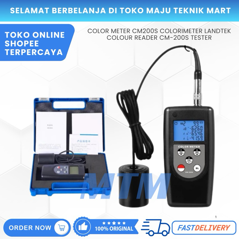 Jual Color Meter CM200S Colorimeter Landtek Colour Reader CM-200S ...
