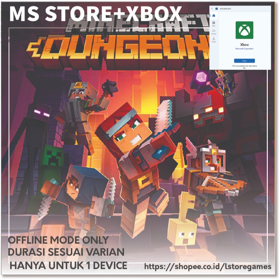 Jual Minecraft Dungeon Pc Original | Shopee Indonesia