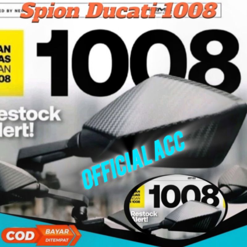 Jual Spion Ducati Nemo 1008 PNP Nmax Techmax Neo/Nmax Turbo Vario Pcx ...