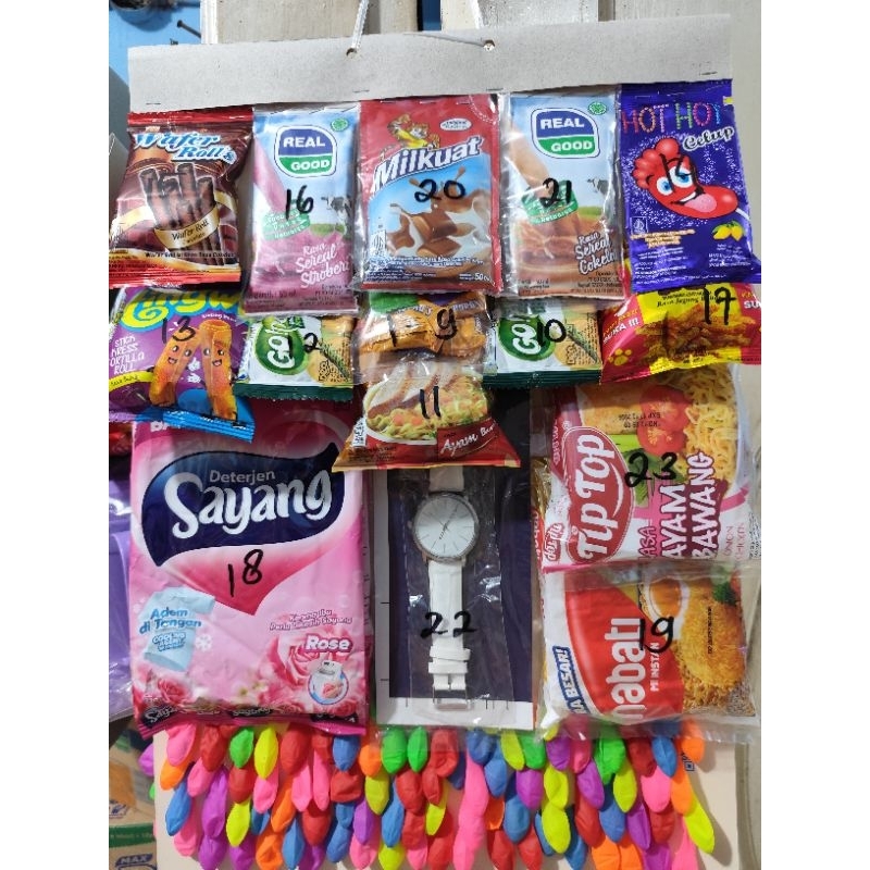 Jual Cabutan balon berhadiah jam tangan isi 100 pcs. JMT | Shopee Indonesia