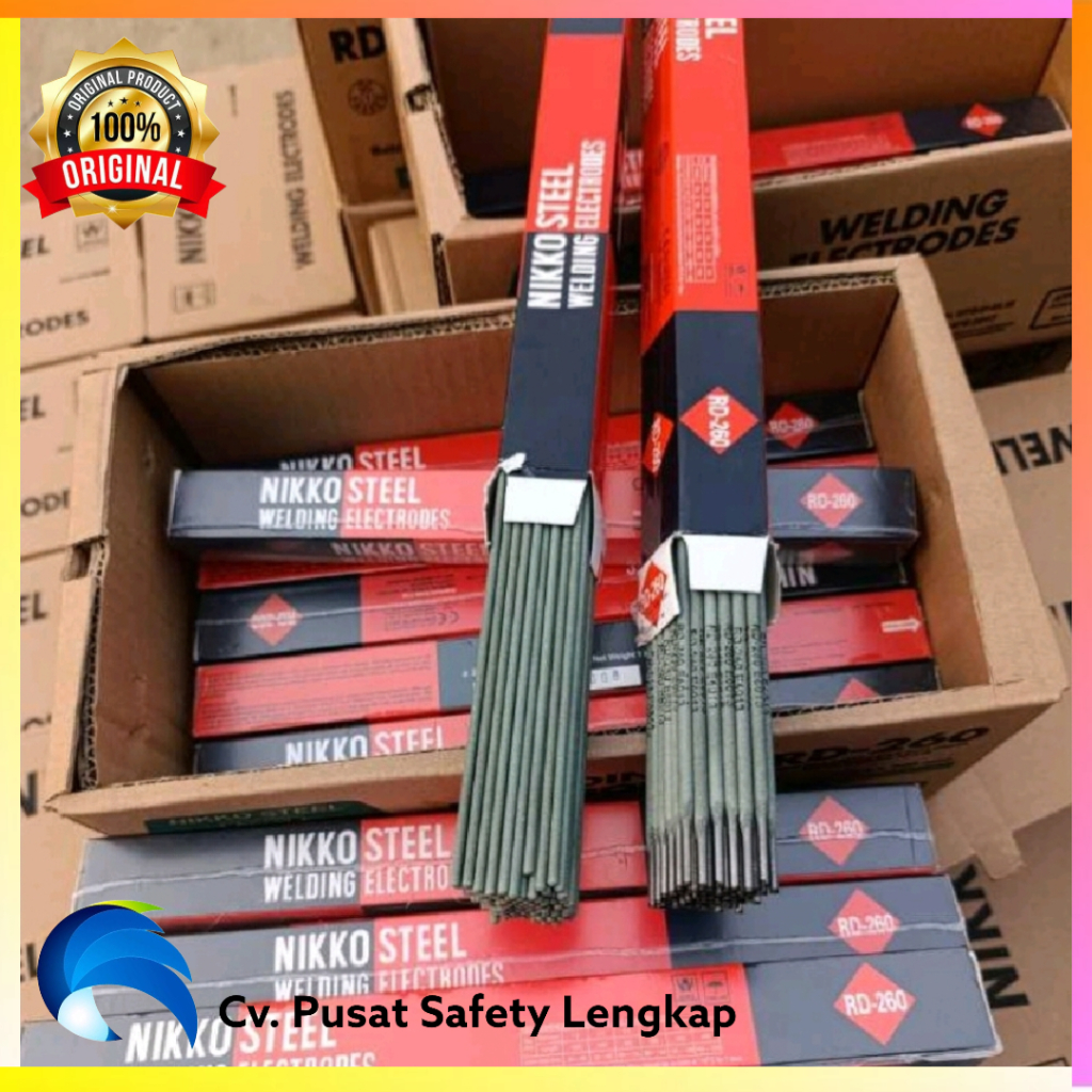 Jual Kawat Las NIKKO STEEL RD-460 2MM / RD-460 2.0 x 300mm 1KG | Shopee Indonesia