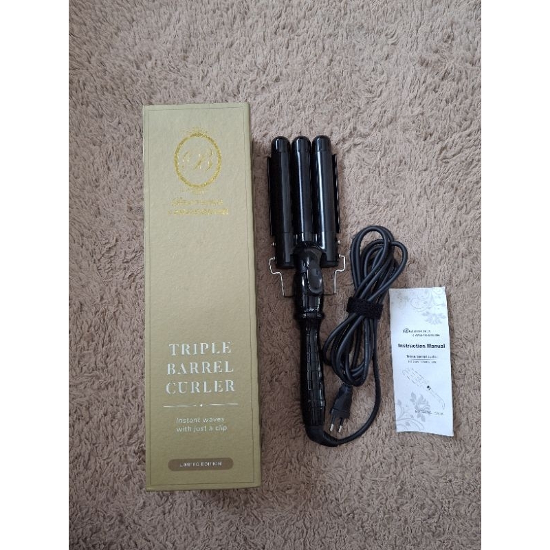 Jual Preloved Beauphoria Triple Barrel Curler (Beauphoria X Anaz ...