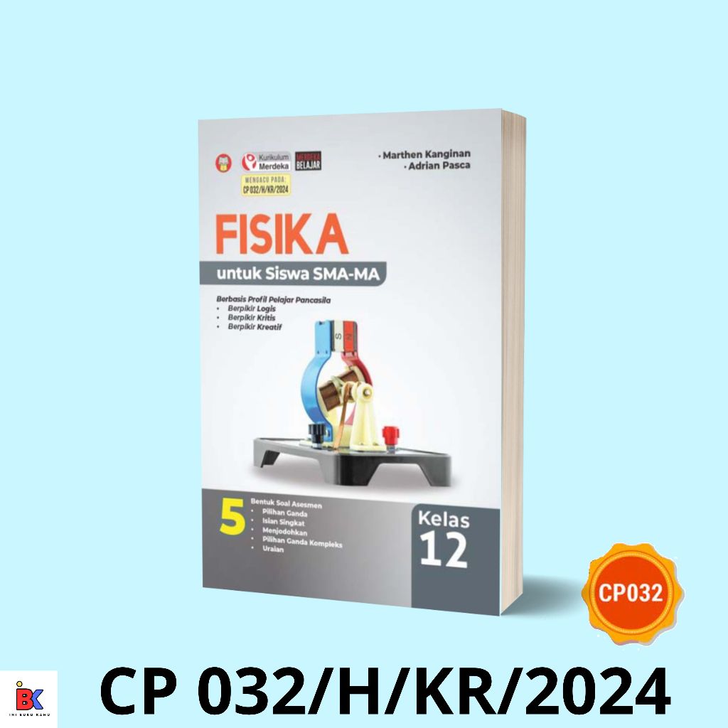 Jual Buku Fisika SMA/MA Kelas 12/XII Kurikulum Merdeka CP 2024-Martheen | Shopee Indonesia