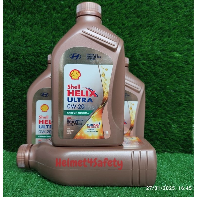 Jual Shell Helix Ultra 0W-20 rekomendasi Asli pabrikan Hyundai | Shopee Indonesia