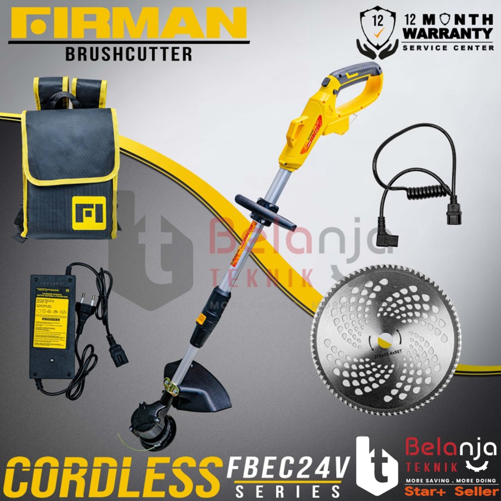 Jual Mesin Potong Rumput Baterai Firman Firman FEBC 24V Brush Cutter ...